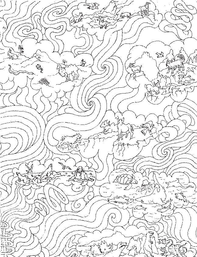 tibetan coloring book